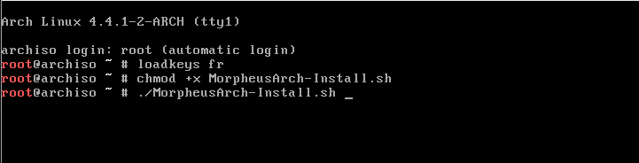 MorpheusArch : une Arch Linux facile à installer – memo-linux.com