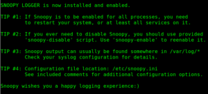 snoopy : surveiller toutes les commandes exécutées sur un système Linux ...