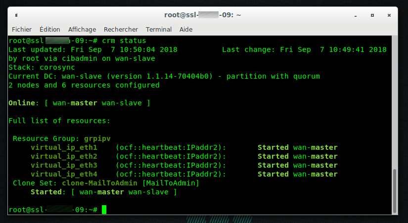 Créer un cluster HA avec corosync et pacemaker – memo-linux.com