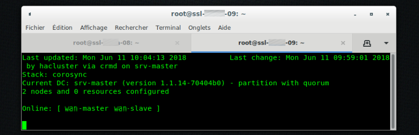 Créer un cluster HA avec corosync et pacemaker – memo-linux.com