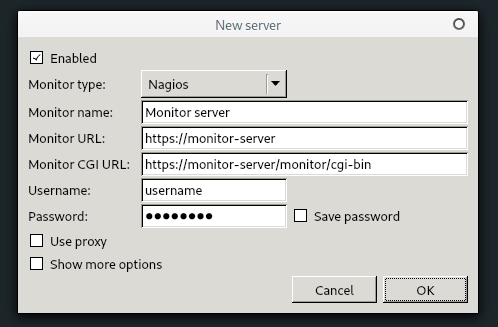 Nagstamon : outil de bureau pour afficher l’état de la supervision ...